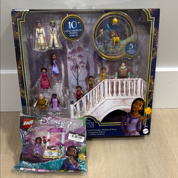 Disney | Toys | Disney Wish Character Playset Lego Set New | Poshmark